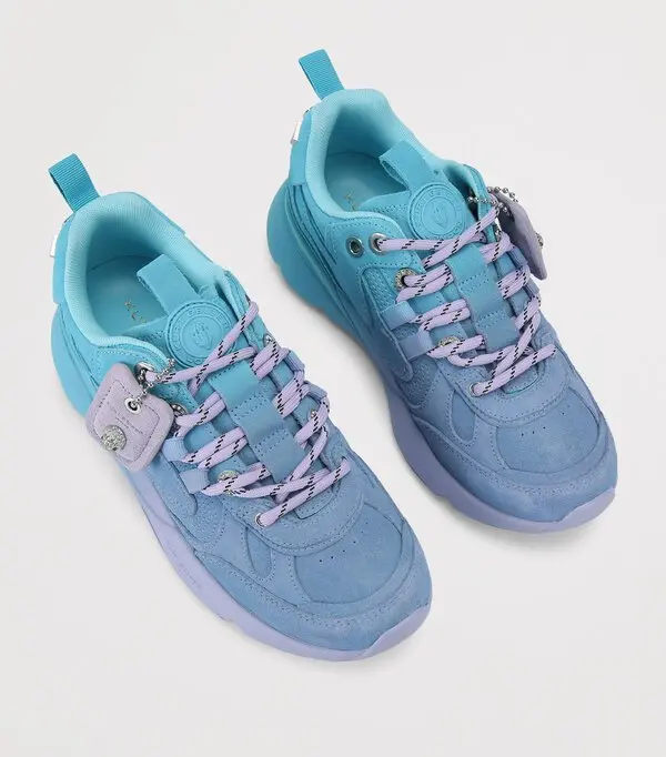 Kurt Geiger Suede Kurt Runner Sneakers - Blue