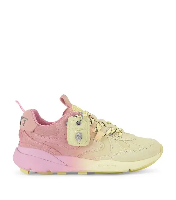 Kurt Geiger Suede Kurt Runner Sneakers - Yellow