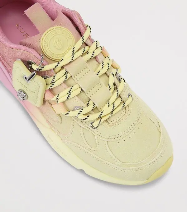 Kurt Geiger Suede Kurt Runner Sneakers - Yellow