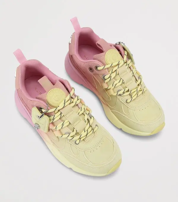 Kurt Geiger Suede Kurt Runner Sneakers - Yellow