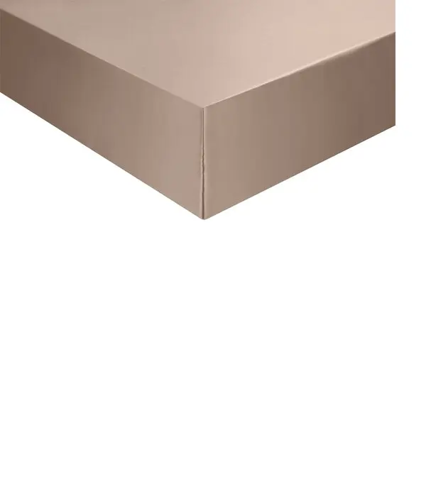 Gingerlily Silk Mocha Super King Fitted Sheet - Brown