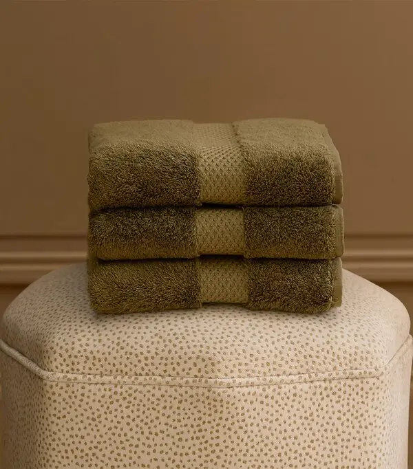 YVES DELORME Toile Bath Sheet - Green