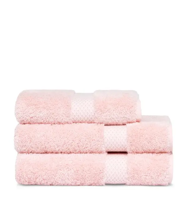 YVES DELORME Etoile Guest Towel - Pink