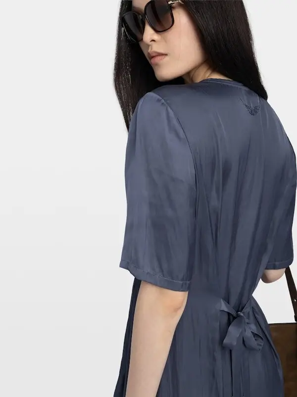 Zadig&Voltaire Rodalan Satin Long Dress