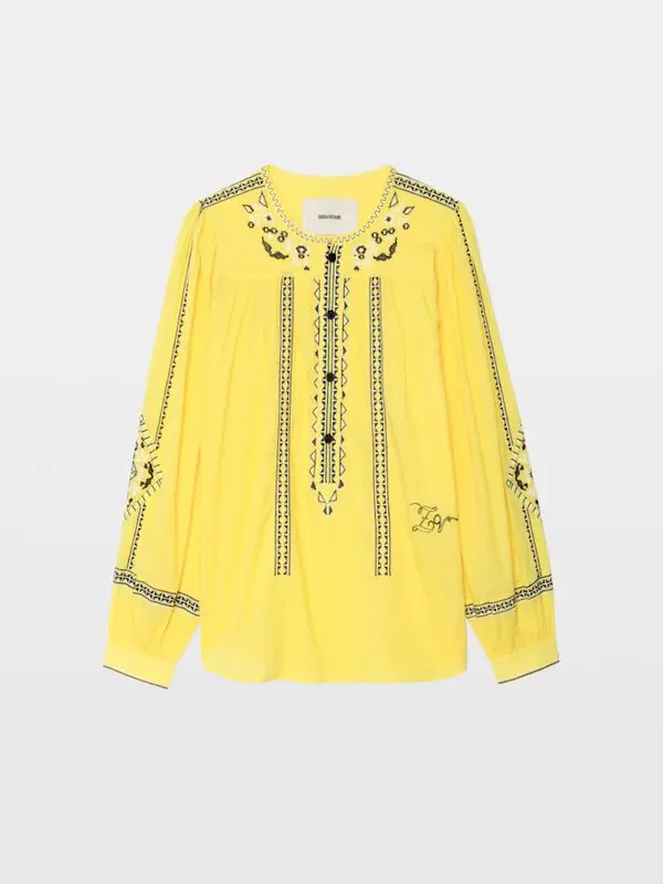 Zadig&Voltaire Tigy Tunic - Banana