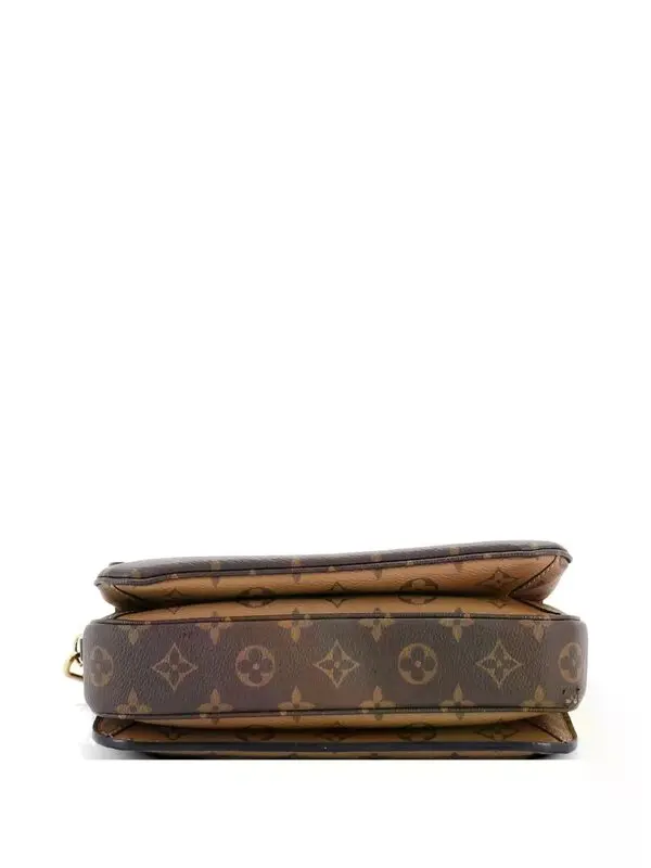 LOUIS VUITTON Pochette Metis Reverse Monogram Canvas Crossbody Bag - Brown