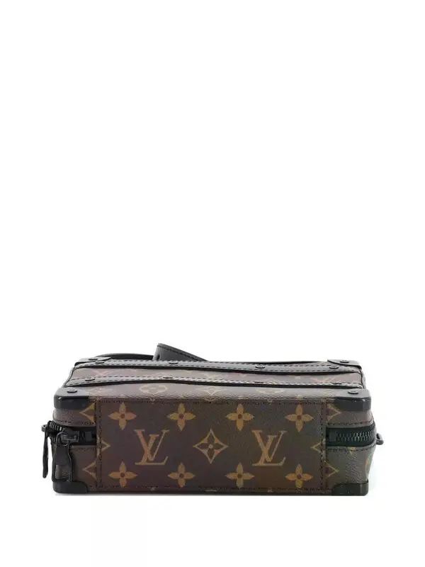 LOUIS VUITTON Handle Soft Trunk Bag Macassar Monogram Canvas