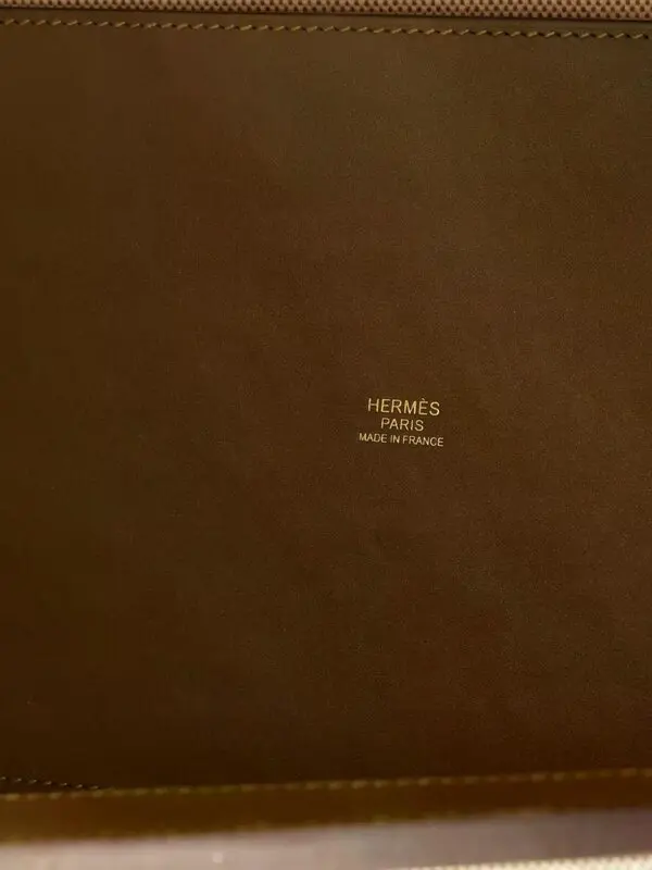Hermès 24/24 Canvas And Swift 35 Satchel