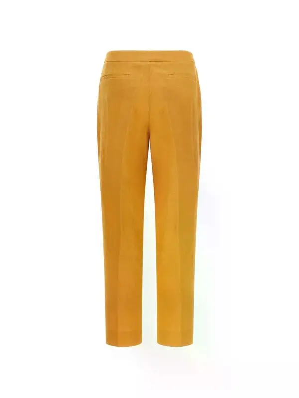 Herno Pleated Linen Trousers