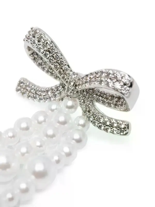 SELF-PORTRAIT Bow-embellishment Earrings