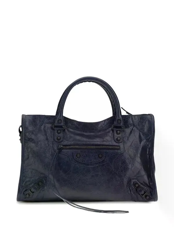Balenciaga Le City Shoulder Bag - Blue