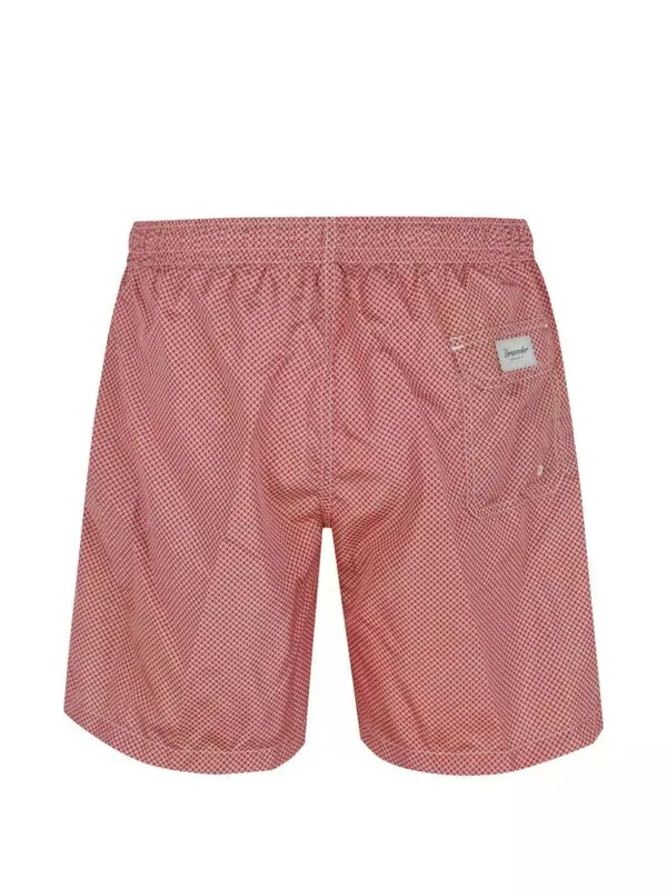 DRUMOHR Patterned Swim Shorts - Red