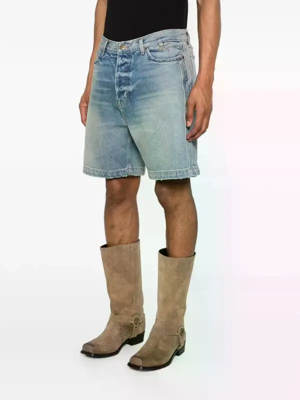 Rhude Buttoned Denim Shorts