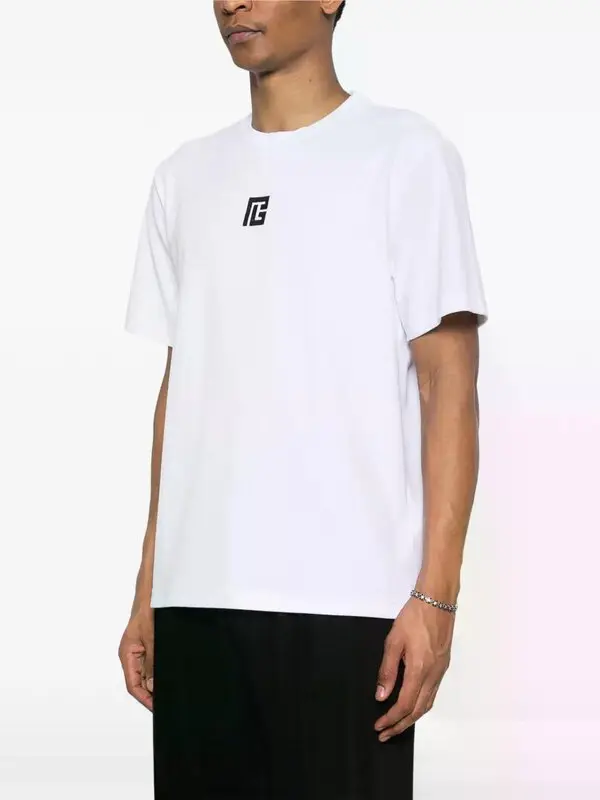 Balmain Logo-embroidered T-shirt