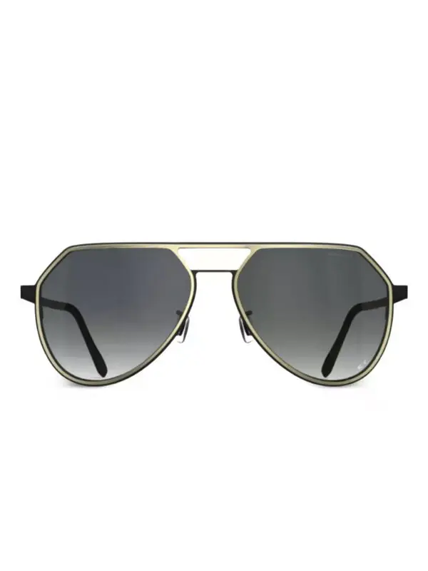 BLACKFIN Thunder Bay Geometric Frame Sunglasses