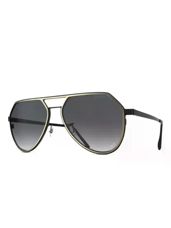 BLACKFIN Thunder Bay Geometric Frame Sunglasses