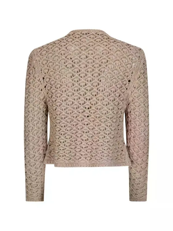 ELY ELY Open-knit Patch Pocket Knitwear