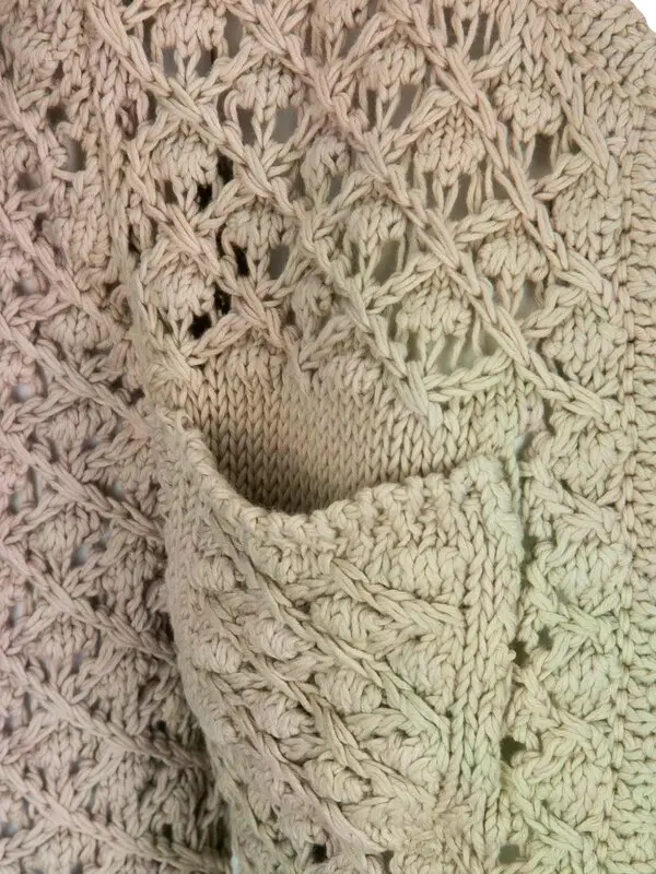 ELY ELY Open-knit Patch Pocket Knitwear