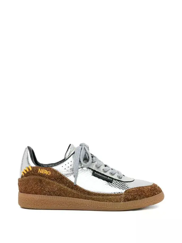 Andersson Bell Nero Sneakers - Silver