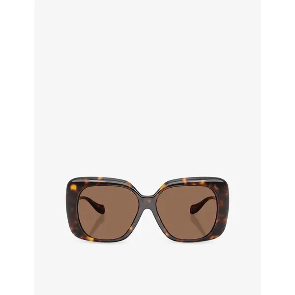Versace Ve4499u Square-frame Sunglasses - Brown