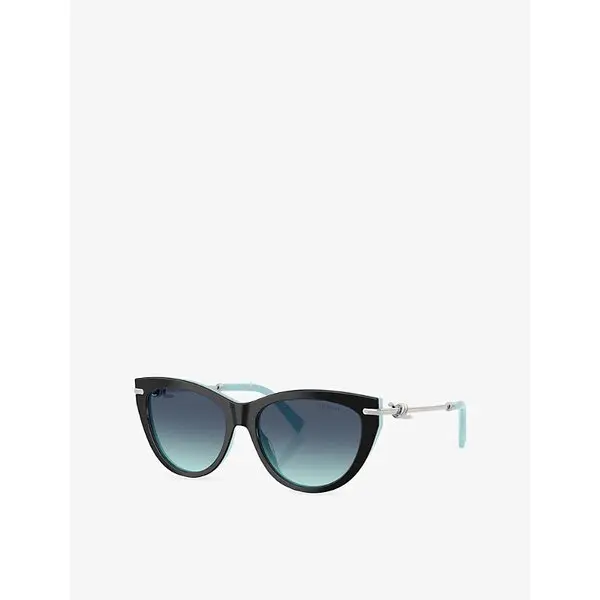 Tiffany & Co. Tf4253 Cat-eye Sunglasses - Black