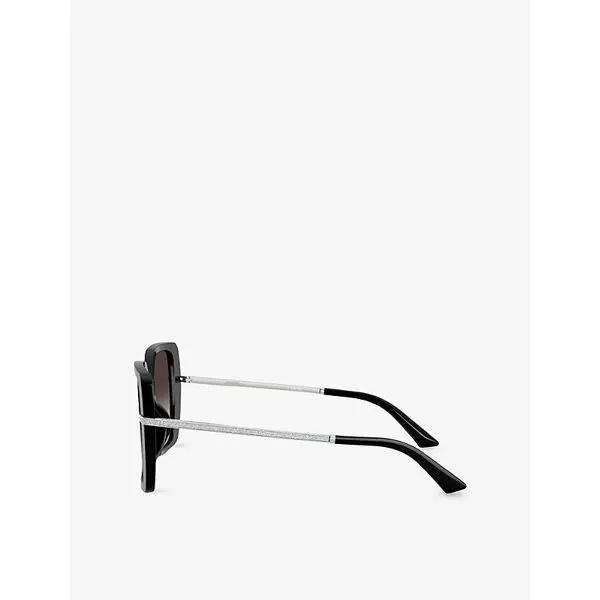 JIMMY CHOO Square-frame Acetate Sunglasses - Black