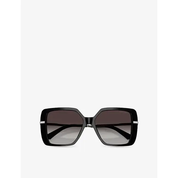 JIMMY CHOO Square-frame Acetate Sunglasses - Black