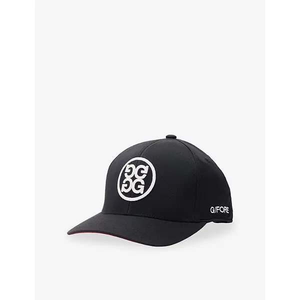 G/fore Circle Emblem Woven Cap - Onyx/snow