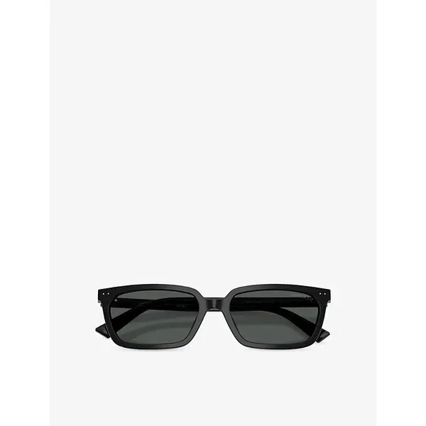 JIMMY CHOO Pillow-frame Acetate Sunglasses - Black