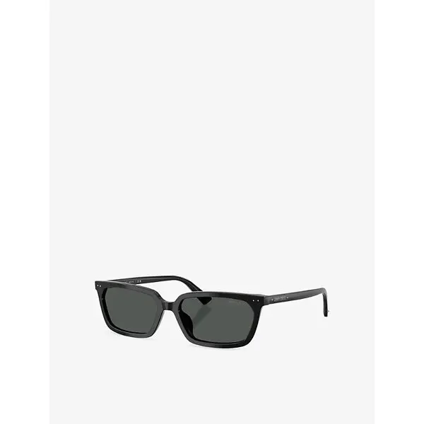 JIMMY CHOO Pillow-frame Acetate Sunglasses - Black