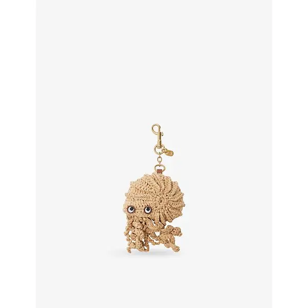 ANYA HINDMARCH Hermit Crab Raffia Bag Charm