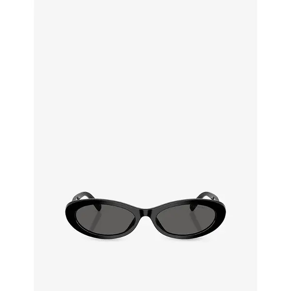 Tiffany & Co. Oval-frame Acetate Sunglasses - Black