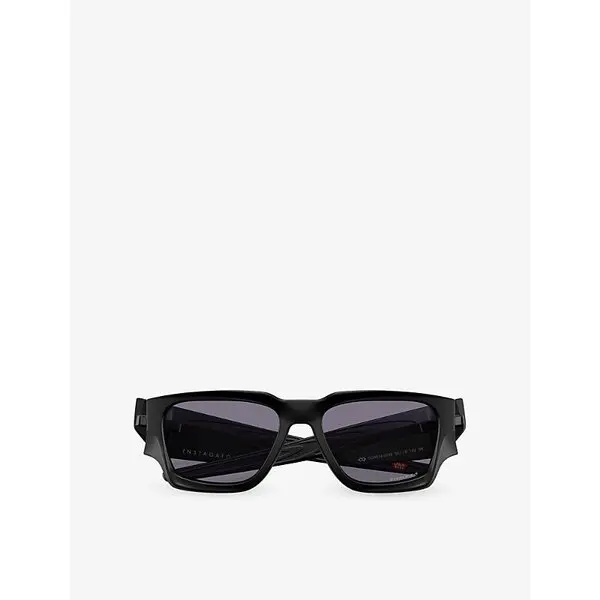 Oakley Oo9514 Instagator Square-frame Sunglasses - Black