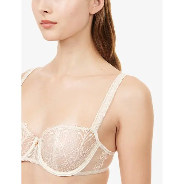 AUBADE Icon Half-cup Woven Bra - Dune