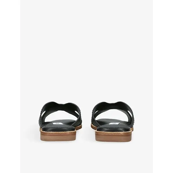 Steve Madden Bondst Leather Sandals - Black