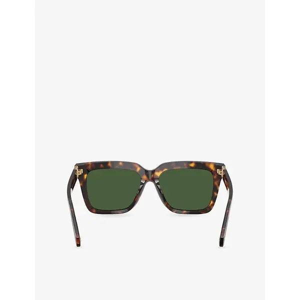 Versace Ve4498 Square-frame Acetate Sunglasses - Brown