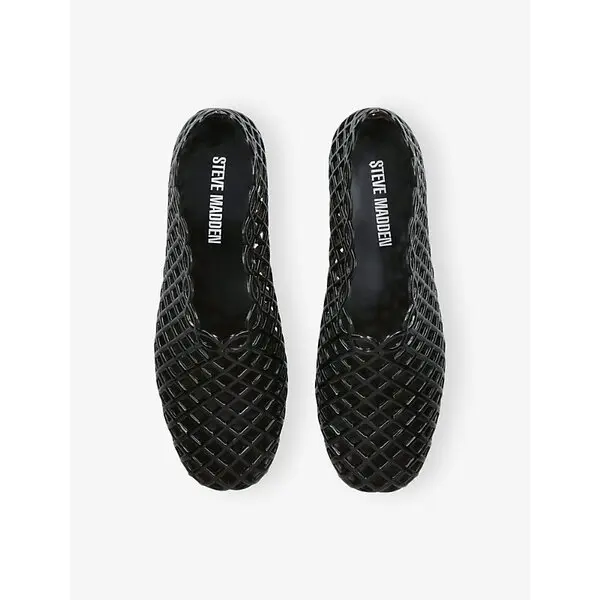 Steve Madden Grove 2 Woven Ballet Flats - Black