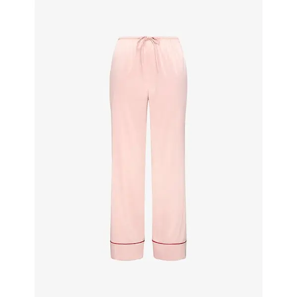 SAVAGE X FENTY Stretch-satin Sleep Trousers - Retro Rose