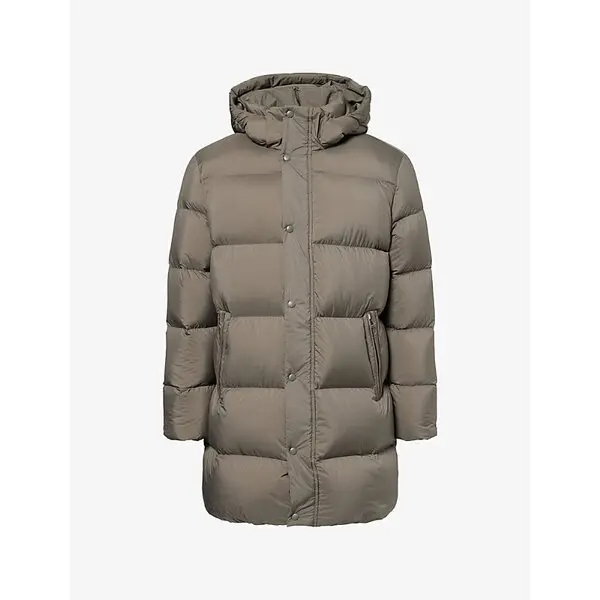 ARNE Hooded Mid-length Puffer Parka Jacket