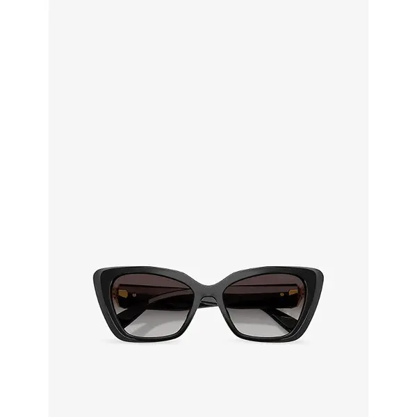 SWAROVSKI Sk6047 Cat-eye Frame Injected Sunglasses - Black