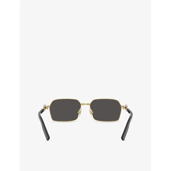 Dolce & Gabbana Dg2316 Irregular-frame Metal Sunglasses
