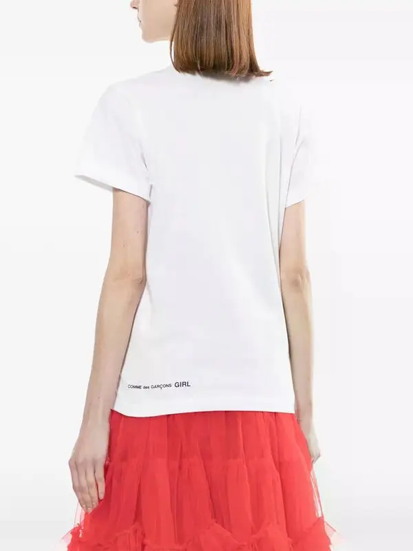 Comme Des Garçons Graphic Round Neck T-shirt
