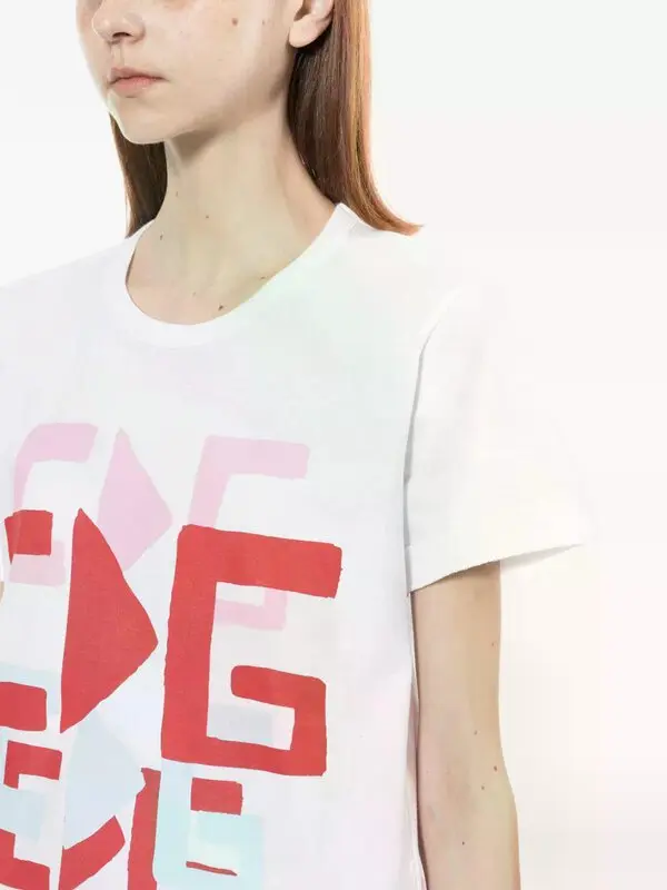 Comme Des Garçons Graphic Round Neck T-shirt