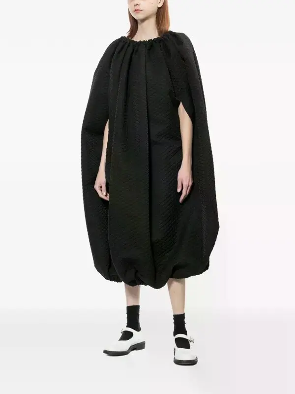 Comme Des Garçons Textured Gathered Dress