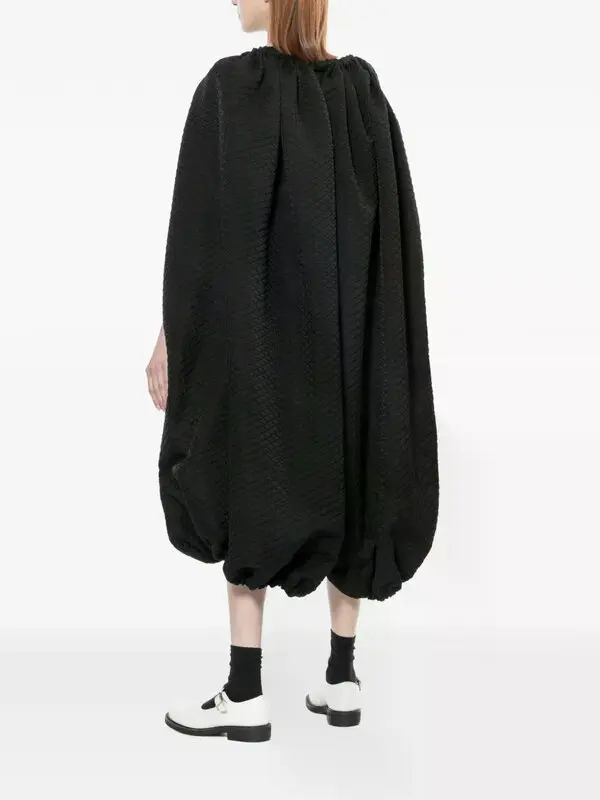 Comme Des Garçons Textured Gathered Dress