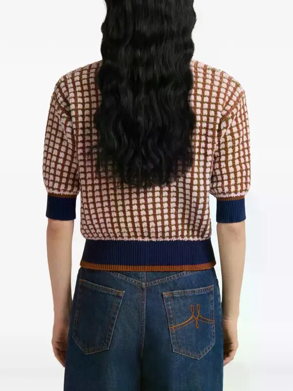 Marni Jacquard Tweed Sweatshirt - Pink