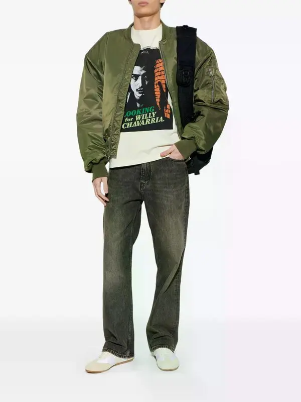 WILLY CHAVARRIA Looking For Willy T-shirt - Neutrals