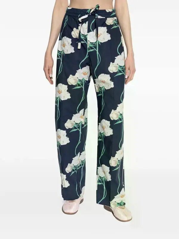 Kenzo Floral-print Trousers
