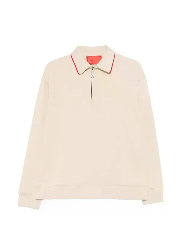 VISION OF SUPER Zip-up Collared Polo Shirt