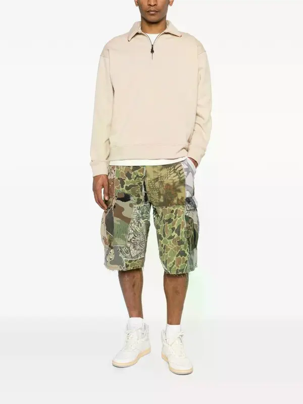 VISION OF SUPER Zip-up Collared Polo Shirt